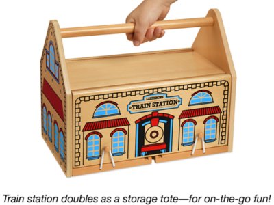 Take-Along Train Station at Lakeshore Learning