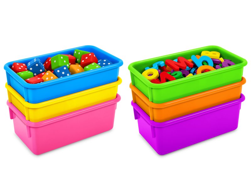 Neon Heavy-Duty Storage Box at Lakeshore Learning