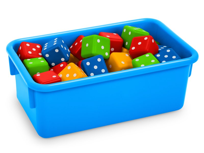 Neon Heavy-Duty Storage Box - Bright Blue at Lakeshore Learning