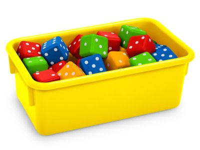 Neon Heavy-Duty Storage Box at Lakeshore Learning