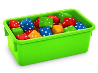 Neon Heavy-Duty Storage Box at Lakeshore Learning