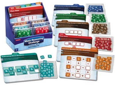 Math Reasoning Challenge Activity Kit - Gr. 4 at Lakeshore Learning