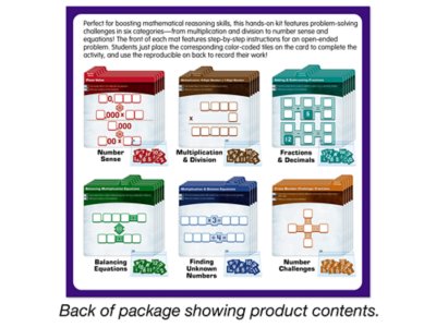 Math Reasoning Challenge Activity Kit - Gr. 4 at Lakeshore Learning