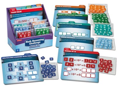 Math Reasoning Challenge Activity Kit - Gr. 5 at Lakeshore Learning