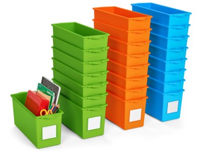 Flex-Space Student Storage Bins - Set of 24 at Lakeshore Learning