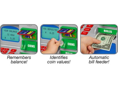 Real-Working ATM Bank at Lakeshore Learning