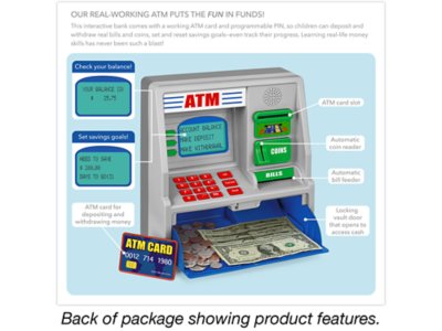 Real-Working ATM Bank at Lakeshore Learning