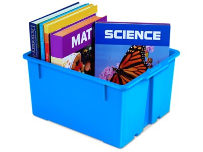 Neon Heavy-Duty Book Bin - Bright Blue at Lakeshore Learning