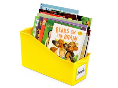 Neon Connect & Store Book Bin - Bright Yellow at Lakeshore Learning