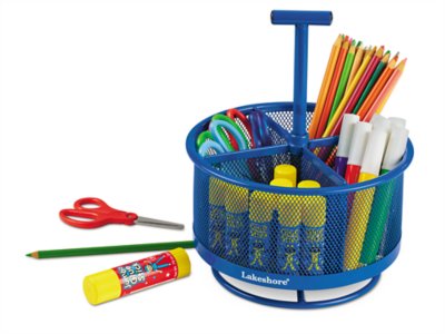 Store-It-All Rotating Caddy - Blue at Lakeshore Learning
