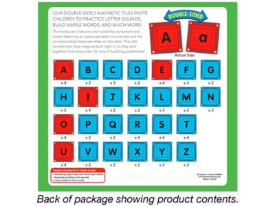 Double-Sided Magnetic Phonics Tiles at Lakeshore Learning