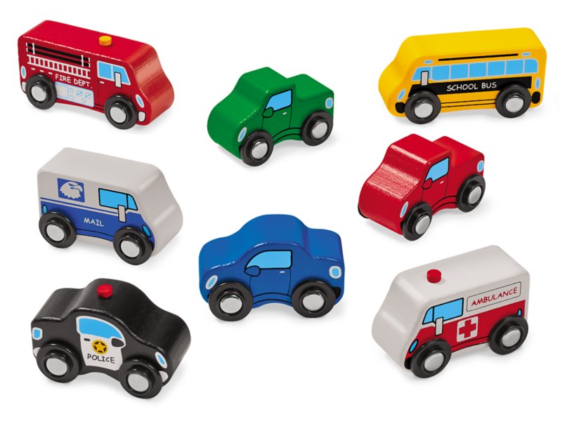 Around Town Vehicles - Set of 8 at Lakeshore Learning