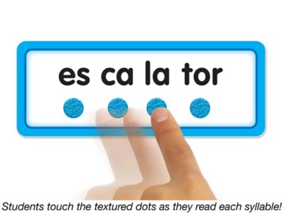 Touch & Read 4-Syllable Words Match at Lakeshore Learning