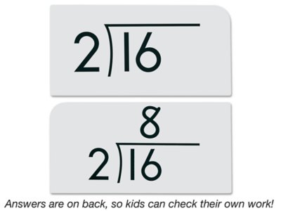 Division All Facts 0-12 Flash Cards at Lakeshore Learning