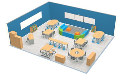 Upper Elementary Classroom Layout | Lakeshore® Furniture