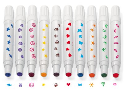 Mini Stampers Marker Tub at Lakeshore Learning