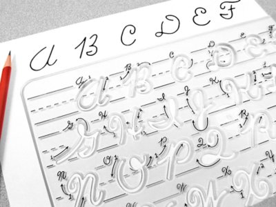Cursive Writing Template - Uppercase Letters at Lakeshore Learning