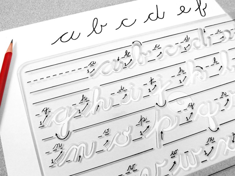 Cursive Writing Template - Lowercase Letters at Lakeshore Learning
