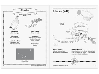 Maps of the USA Workbook at Lakeshore Learning