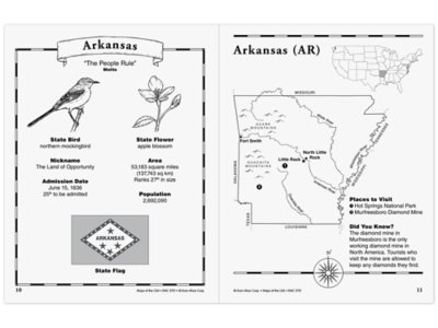 Maps of the USA Workbook at Lakeshore Learning