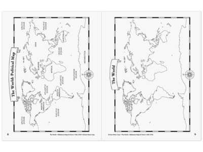 The World: Reference Maps & Forms Workbook at Lakeshore Learning