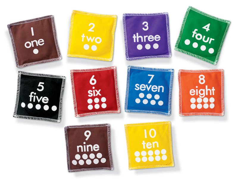 Numbers Beanbag Set at Lakeshore Learning