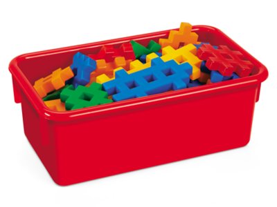 Heavy-Duty Storage Box - Red at Lakeshore Learning
