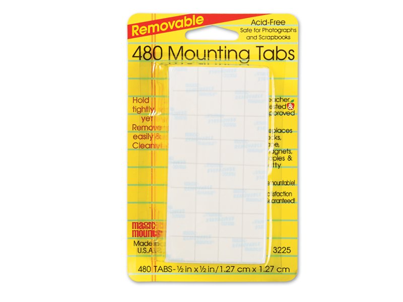 Removable Mounting Tabs - Set of 480 at Lakeshore Learning